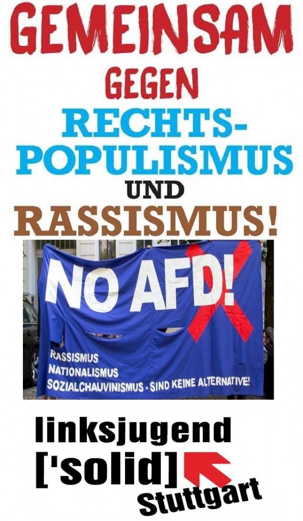 NoAfD – Linksjugend ['solid] Stuttgart